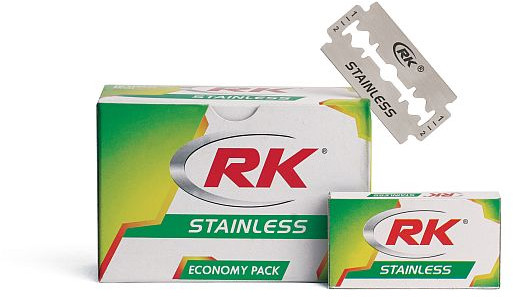 RK Saloon Pack Stainless Razor Blade for Hair Cutting, Shaving at Rs ...