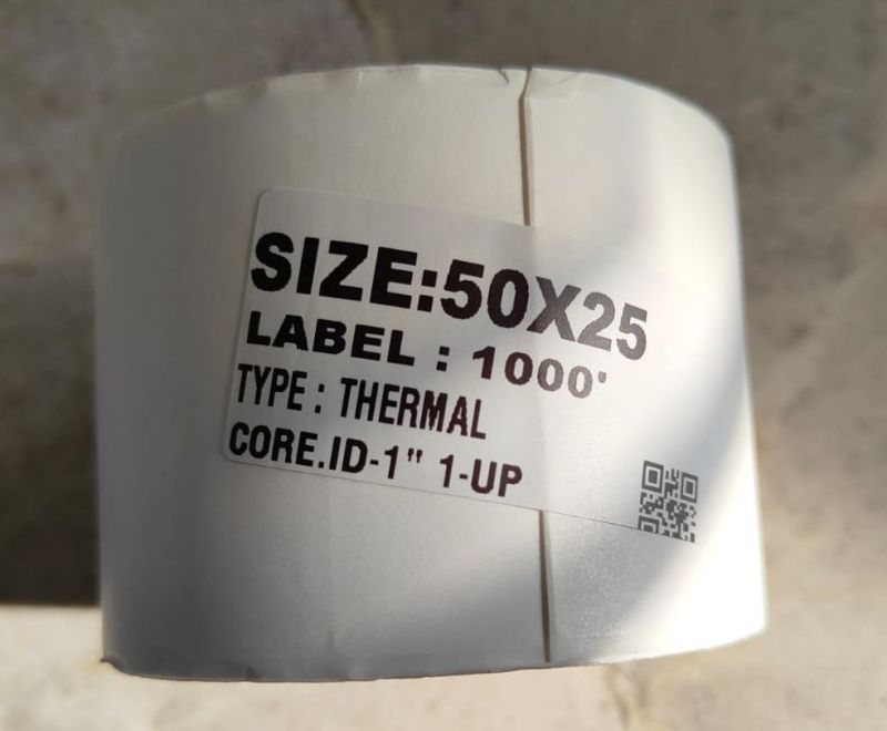 50 X 25 Mm Barcode Label Roll at Rs 70 in Mumbai - ID: 7596159 ...