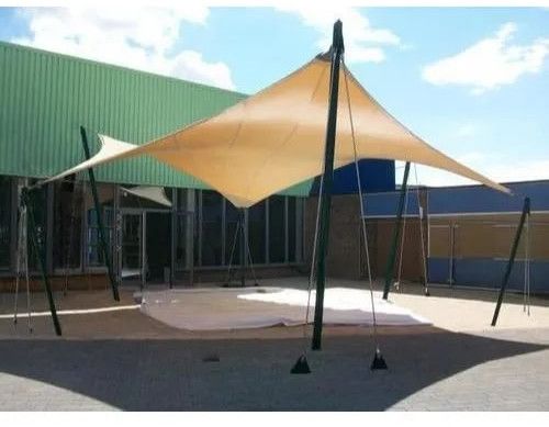 Plain PVC Tensile Structure, Frame Material : Mild Steel at Rs 3000 in ...