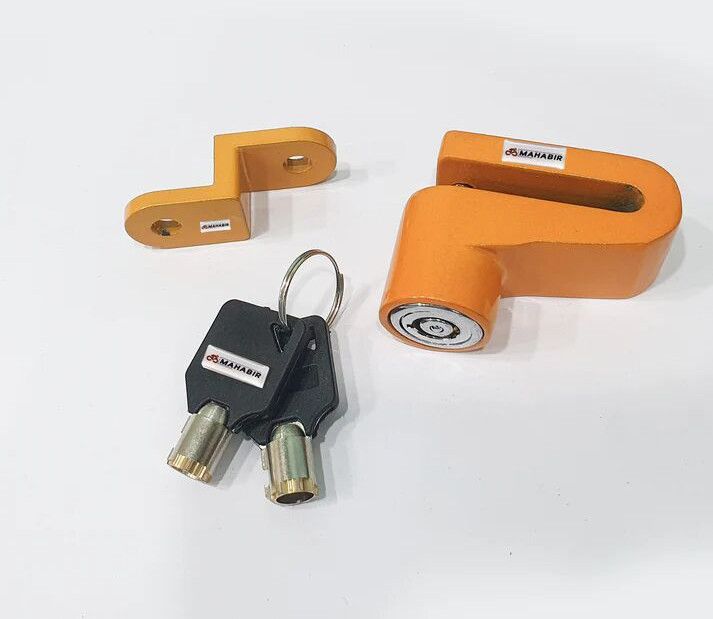 Mahabir Industries Stainless Steel Disk Lock, Color : Yellow at Rs 289 ...
