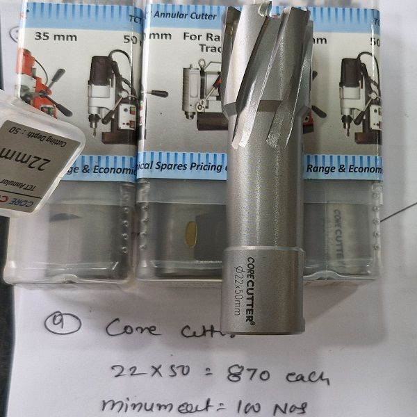 Polished Carbide 22mm TCT Annular Cutter, Color : Silver at Rs 870 in ...
