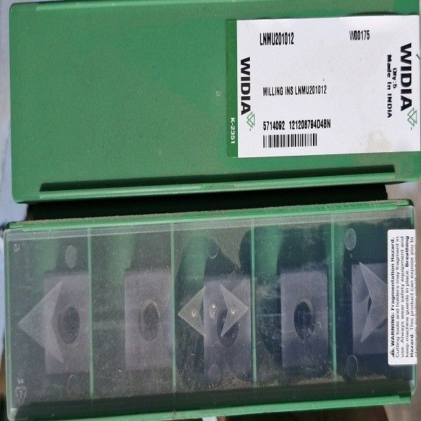 Coated Carbide Lnmu Milling Inserts, Color : Metallic For Cutting Tool ...