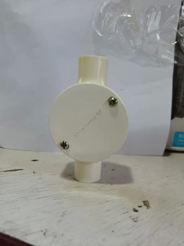 PVC Two Way White Junction Box Standard For Electrical Fitting at Rs 6 ...