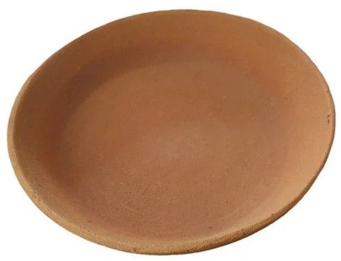 Plain 8inch Terracotta Plate, Color : Earthy Tones for Serving Food at ...