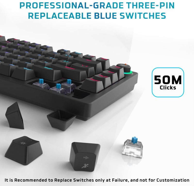 Evofox Katana X2 Tkl Wireless Tenkeyless Gaming Keyboard at Rs 3999 in ...