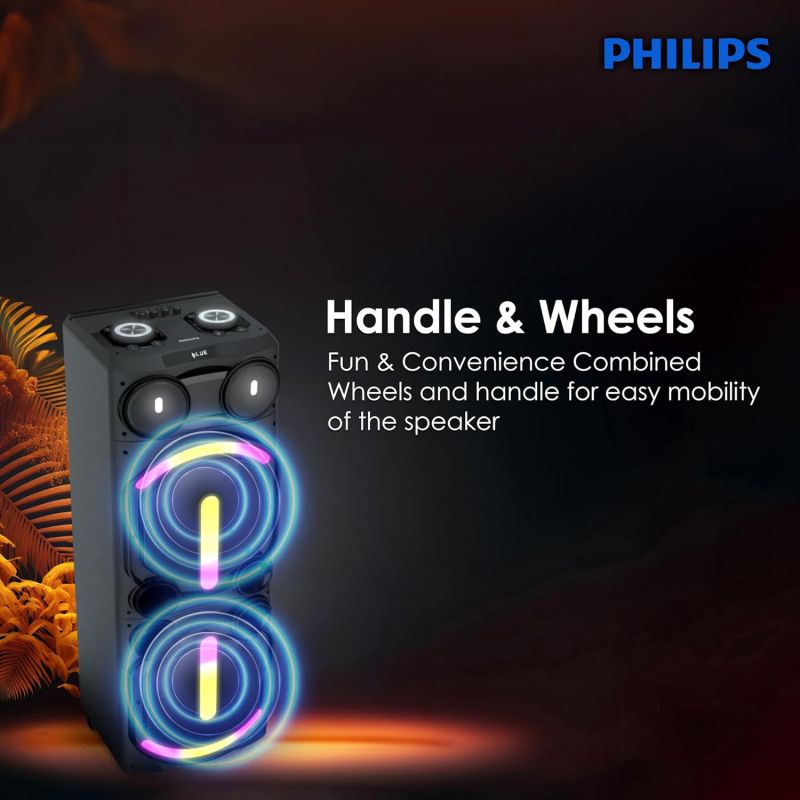 Philips Audio TAX5708 Bluetooth Party Speaker, Color : Black at Rs ...