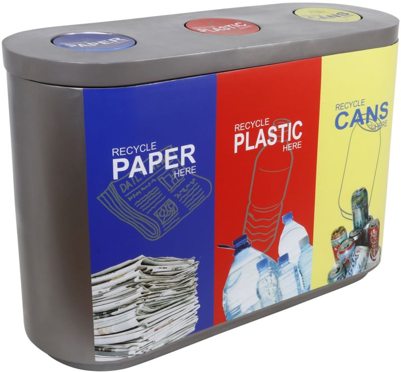 Trio 60L Plastic Color Coded Waste Bin at Best Price in Delhi - ID: 6657752