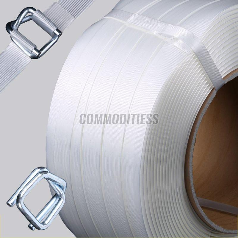 Polyester Composite Strap, Color : White For Packaging Industry Use at ...