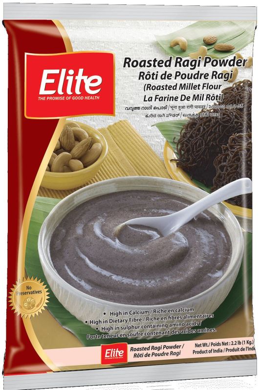 Roasted Ragi Powder, Color : Brown, Packaging Type : Plastic Pouch at ...