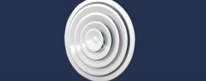 Aluminum Round Ceiling Diffuser, Color : Silver at Best Price in ...