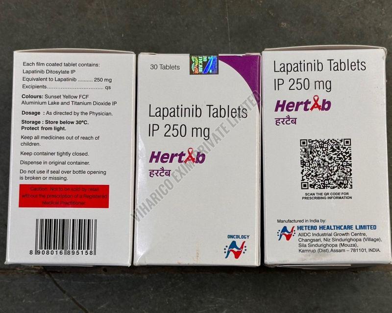 Herduo Lapatinib 250mg Tablets, Packaging Type : Box at Rs 3800 in ...