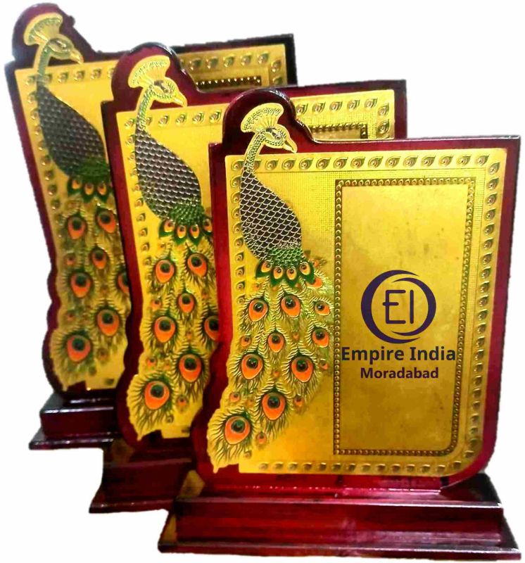 Peacock Design Wooden MDF Trophy Set, Brand Name : Empire India at Rs ...
