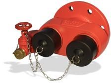 2 Way Fire Brigade Inlet valve by Reckon Fire Safety, 2 way fire ...