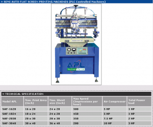 Round Printing Machine at best price in Faridabad Haryana from Apl ...
