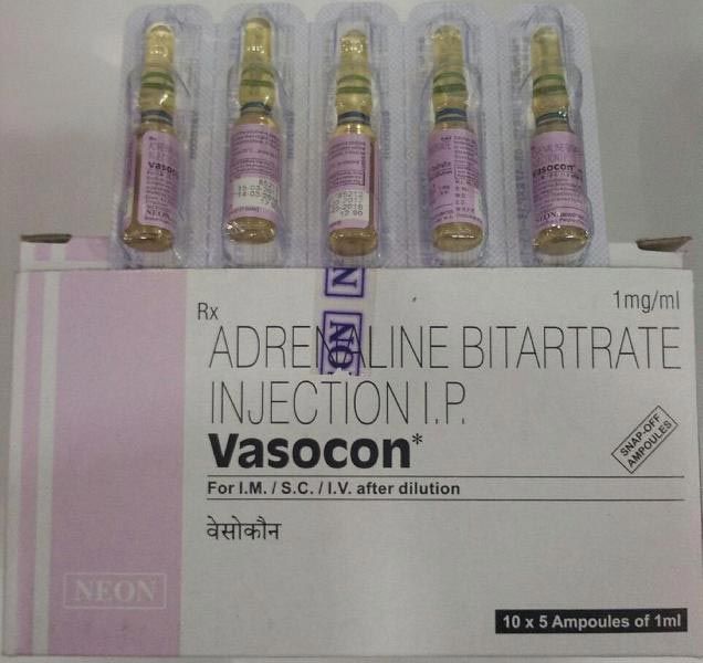 Vasocon 1ml at Best Price in Ahmedabad - ID: 3159403 | Basil Lifesciences