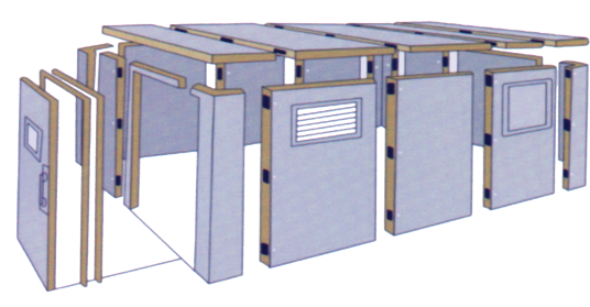 Prefabricated Modular wall system Manufacturer in Greater Noida Uttar ...