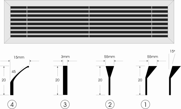 Linear Bar Grill at Best Price in Hyderabad | WHITENAIR TECHNOCRATS PVT LTD