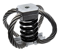 Spring Polycal Wire Rope Isolator, for Industrial, Dimension : 60-120 ...