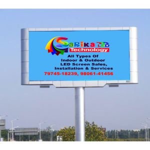 Rectangular Outdoor Unipole LED Screen, For Railway Station, Malls ...